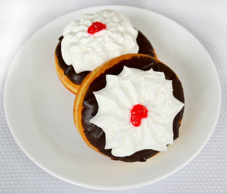 melocream honeymooners topped with cream or lemon | Mel-O-Cream Donuts ...